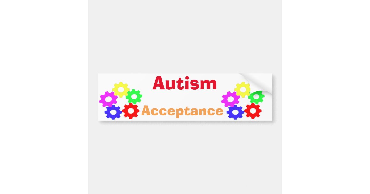 Autism Acceptance Bumper Sticker | Zazzle