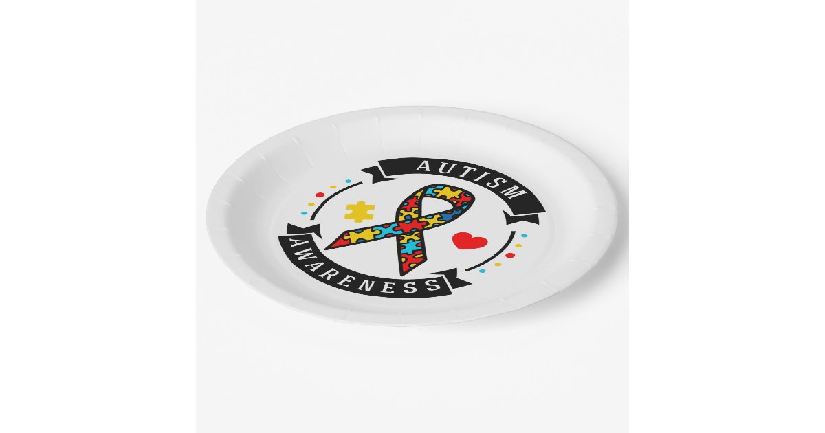 Autism Awareness Paper Plate | Zazzle
