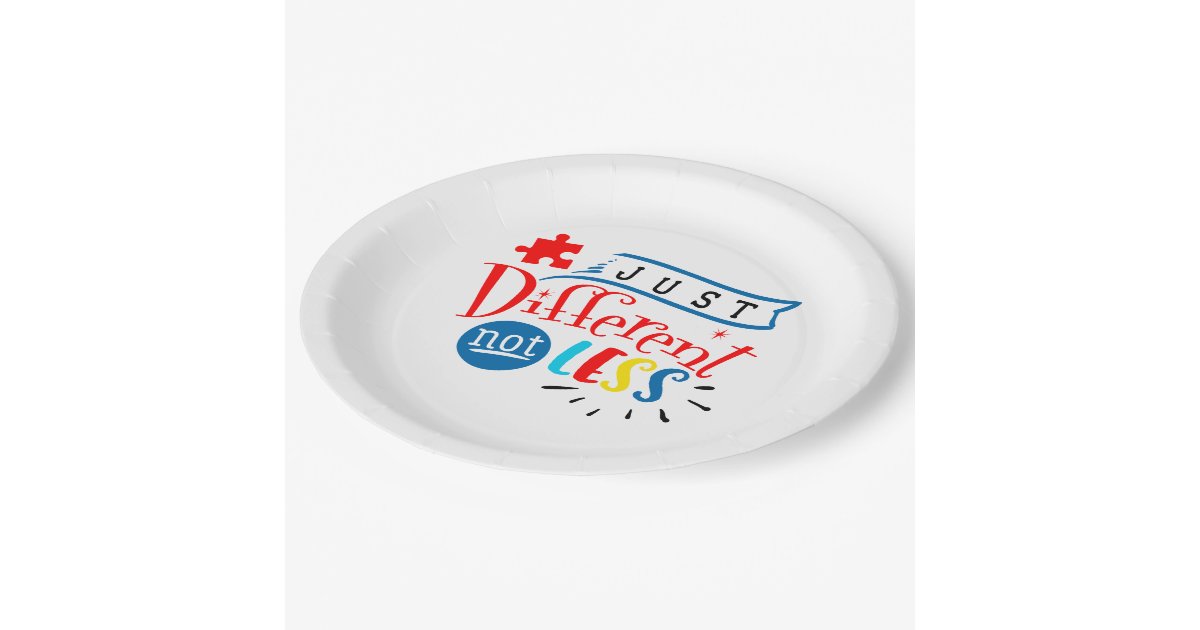 Autism Awareness Paper Plate | Zazzle