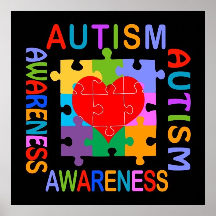 Autism Awareness Poster | Zazzle.co.uk