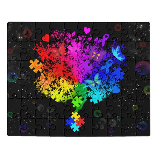 Autism Spectrum Tree Jigsaw Puzzle | Zazzle.co.uk