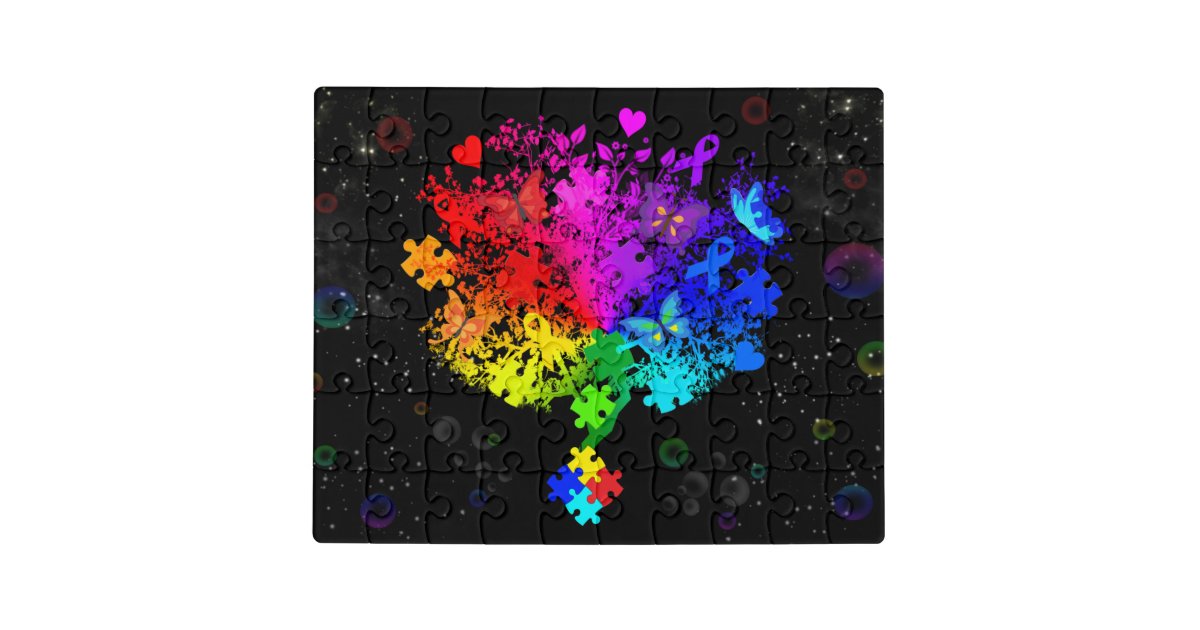 Autism Spectrum Tree Jigsaw Puzzle | Zazzle
