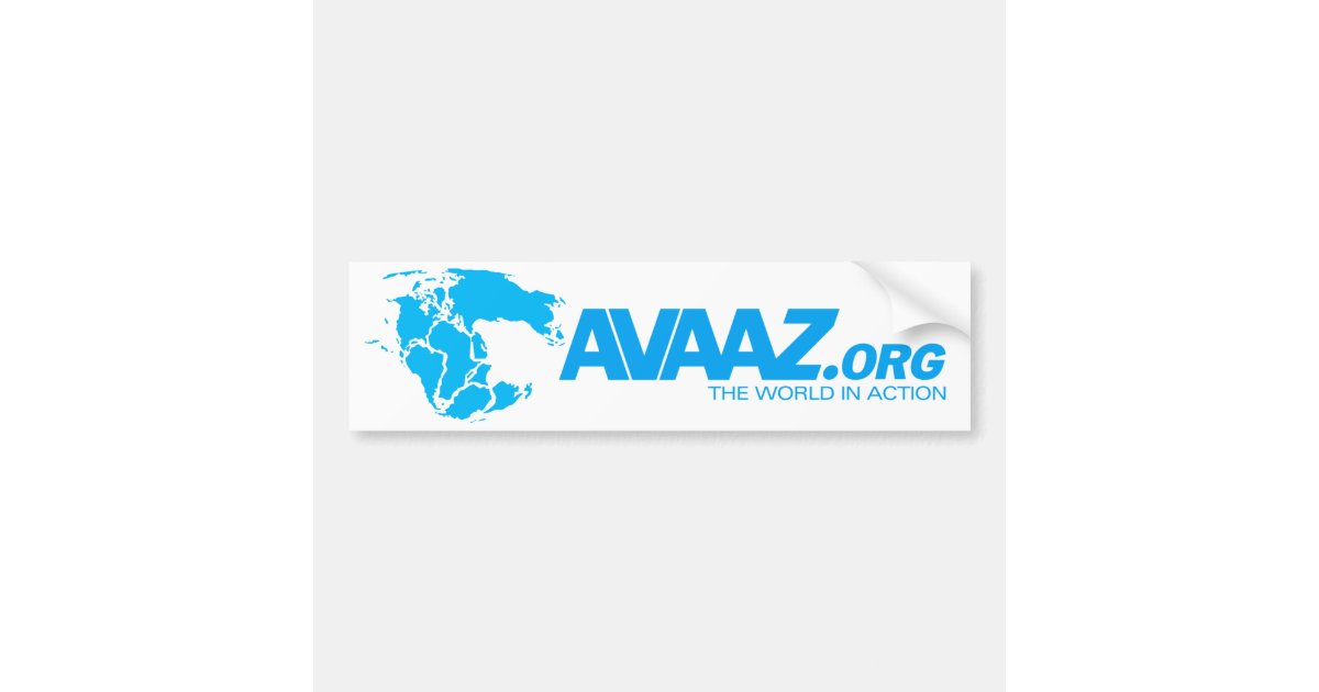 Avaaz.org Pangea Bumper Sticker | Zazzle