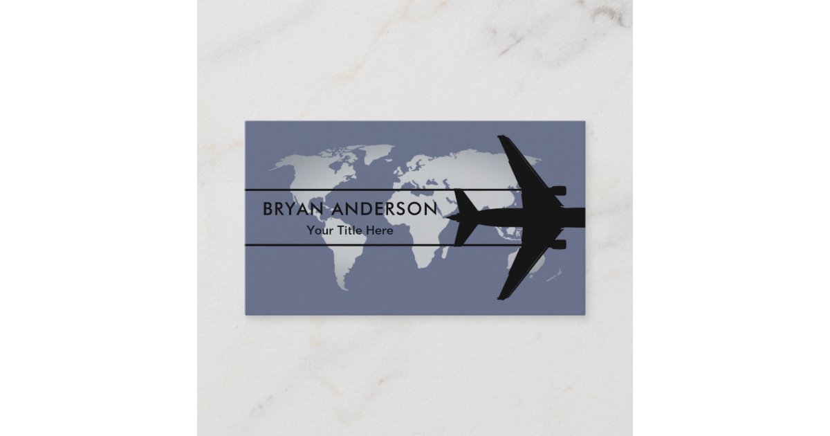 Aviation Aircraft Business Card | Zazzle