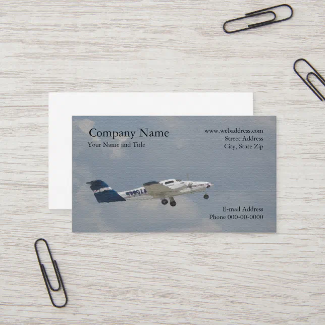 Aviation Pilot Business Card | Zazzle