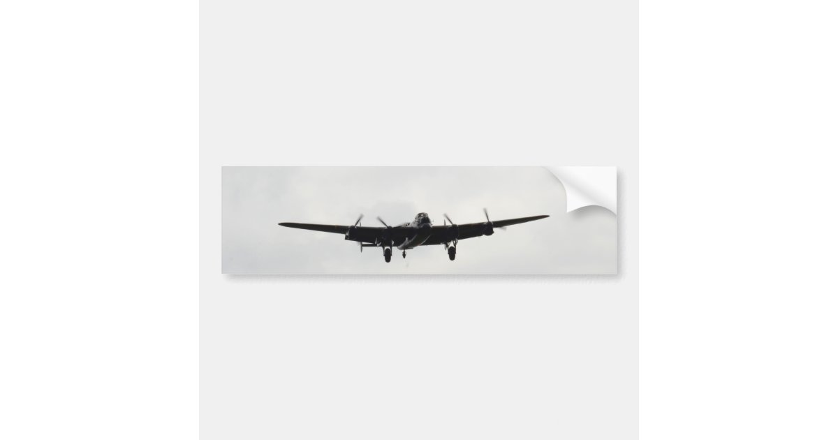 Avro Lancaster Heavy Bomber Bumper Sticker | Zazzle