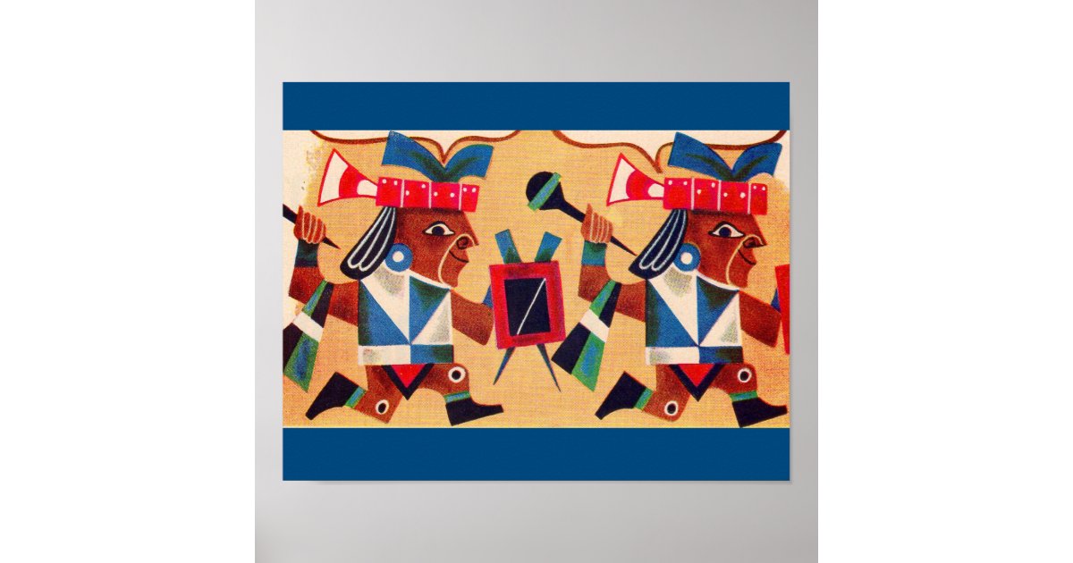 Aztec Aztecs Poster | Zazzle