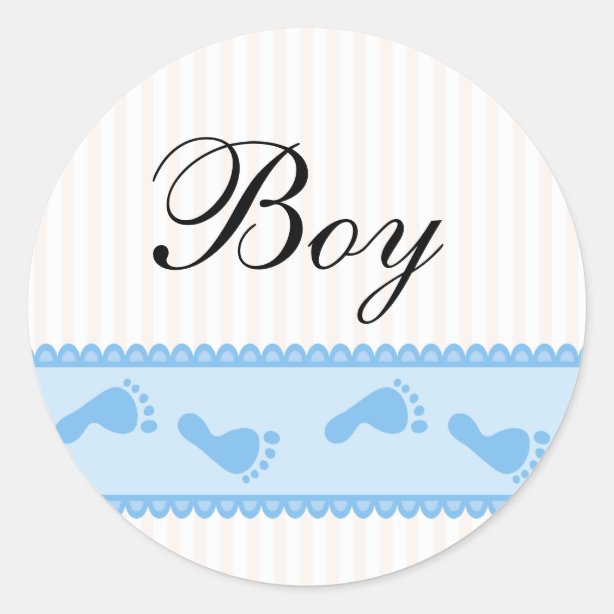 New Baby Boy Stickers & Labels | Zazzle UK