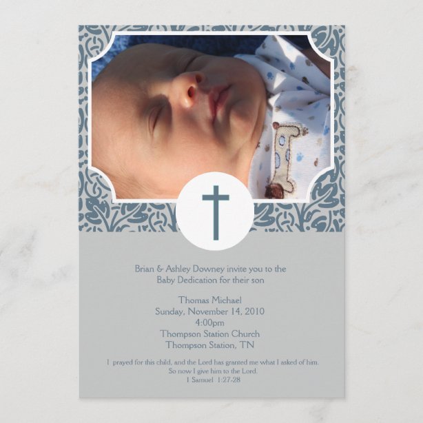 Baby Dedication Invitations | Zazzle UK