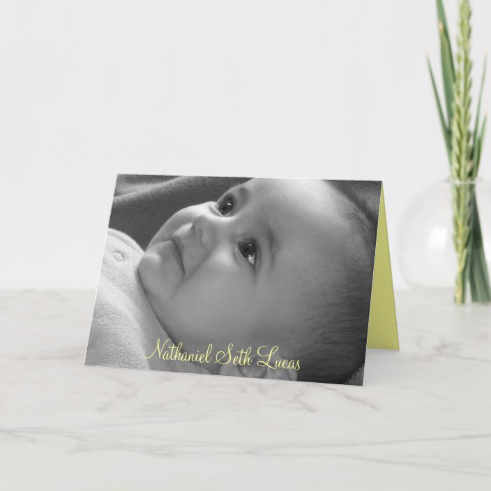 Baby Dedication Card | Zazzle.co.uk