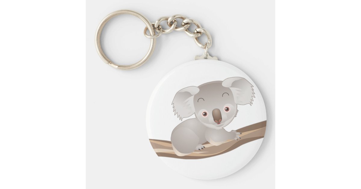 Baby Koala Key Ring | Zazzle.co.uk