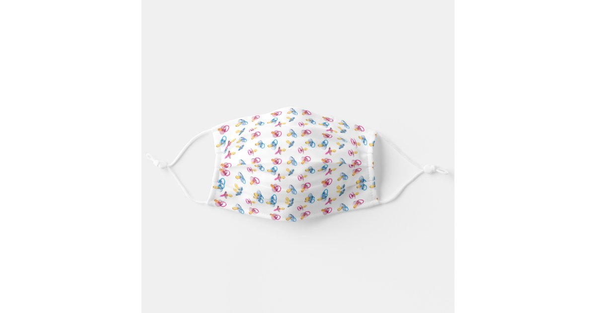 Baby pacifiers cloth face mask | Zazzle