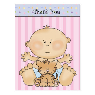 Baby Thank You Postcards | Zazzle.co.uk