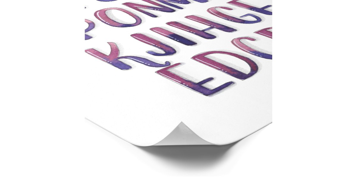 Backwards Alphabet Poster | Zazzle