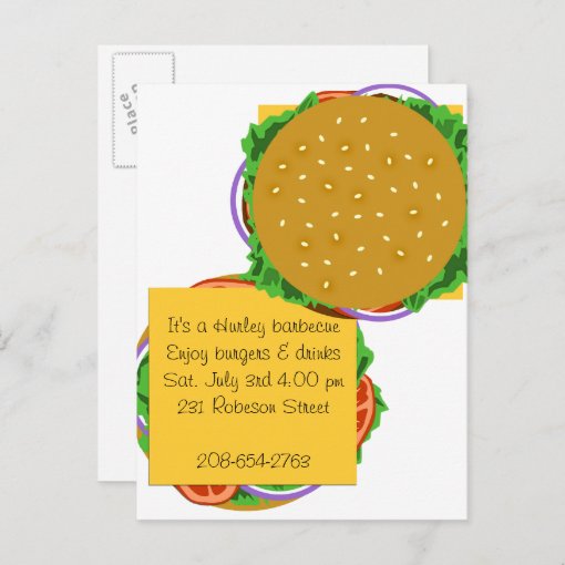 Backyard Cookout Invitation | Zazzle