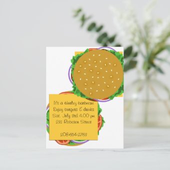 Backyard Cookout Invitation | Zazzle
