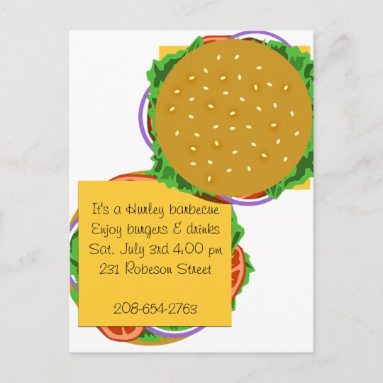 Backyard Cookout Invitation | Zazzle.co.uk