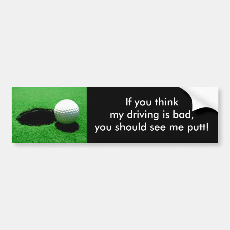Bad Driving Bumper Sticker | Zazzle