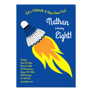 Badminton Invitations | Zazzle UK