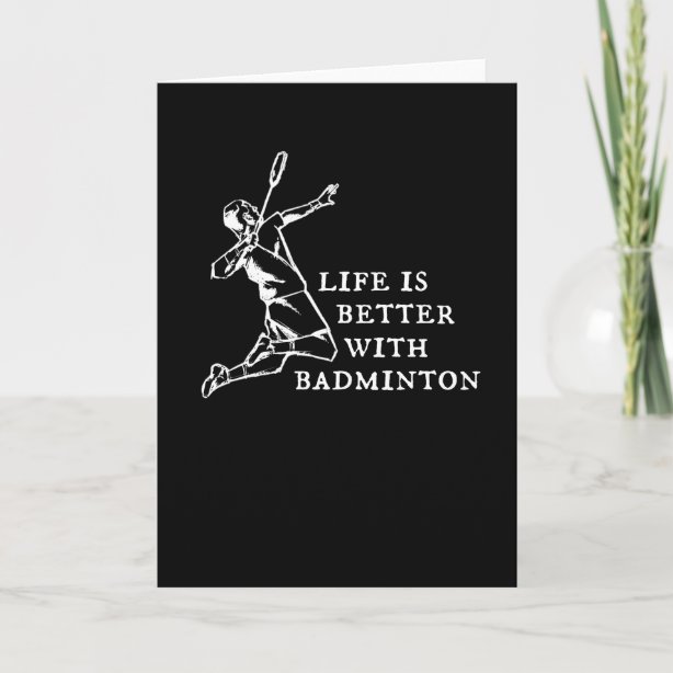 Badminton Cards | Zazzle