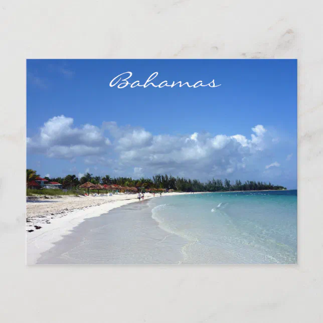 bahamas coast postcard | Zazzle