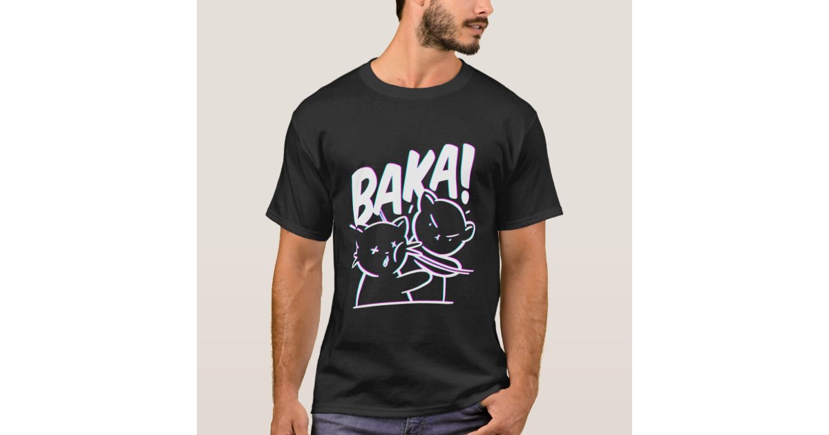 Baka Cat Anime Japan Cosplay Otaku Merch Kawaii 36 T-Shirt | Zazzle