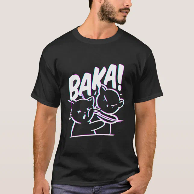 Baka Cat Anime Japan Cosplay Otaku Merch Kawaii 36 T-Shirt | Zazzle