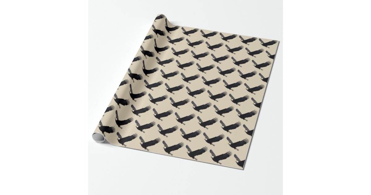 Bald Eagle flying Wrapping Paper | Zazzle