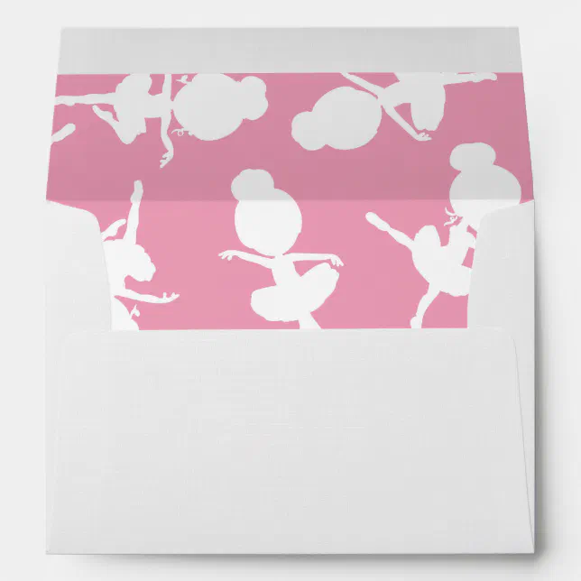 Ballerina Pattern, Ballet Girls, Ballet Dance Envelope | Zazzle