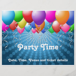 Balloon Flyers & Leaflets | Zazzle.co.uk