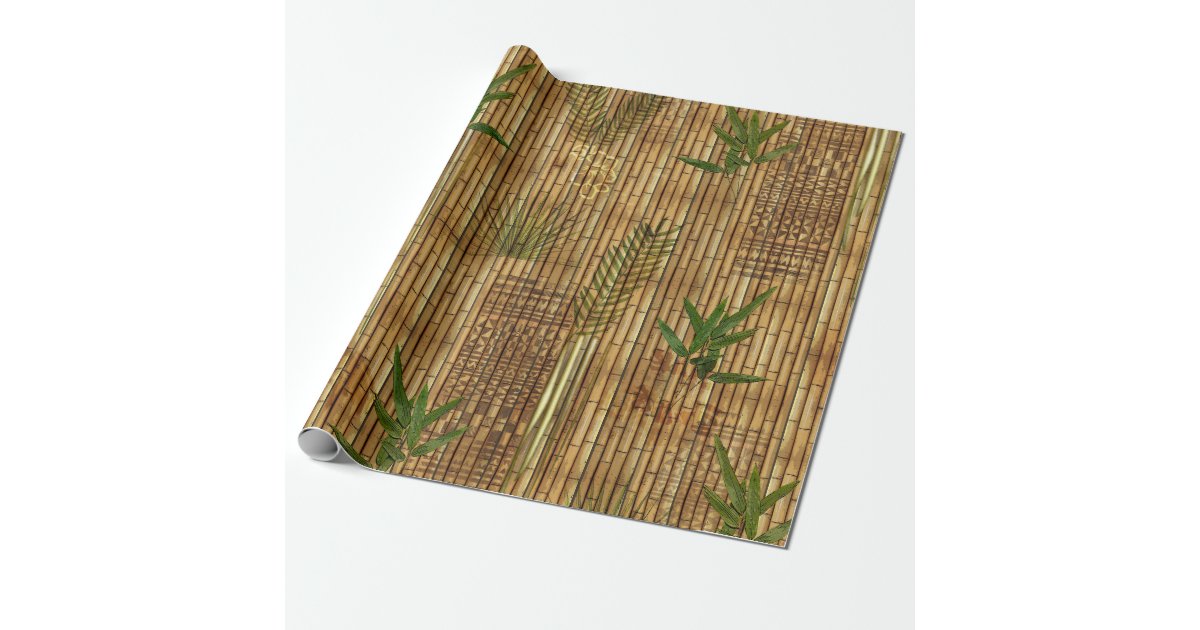 Bamboo Tapa Wrapping Paper | Zazzle