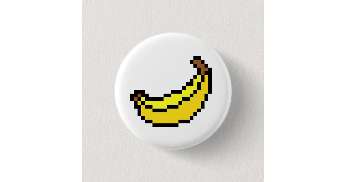 Banana Button | Zazzle