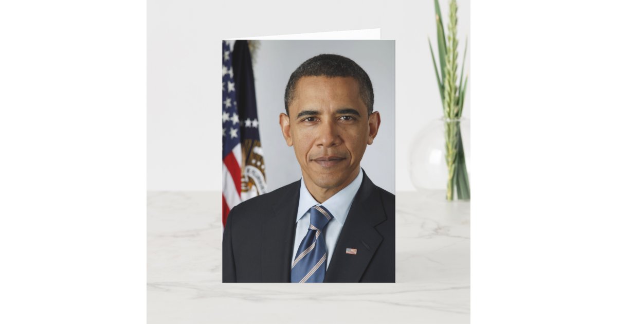 Barack Obama Card | Zazzle