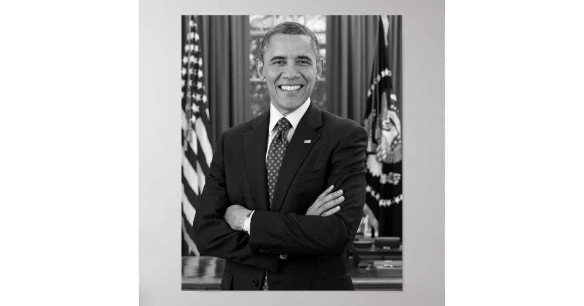 Barack Obama Portrait - 2012 Poster | Zazzle