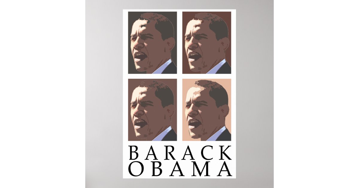 Barack Obama Portrait Poster | Zazzle