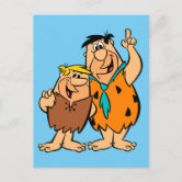 Fred Flintstone Wilma Barney and Betty PEBBLES Postcard Zazzle