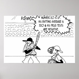 Funny Baseball Posters & Prints | Zazzle UK