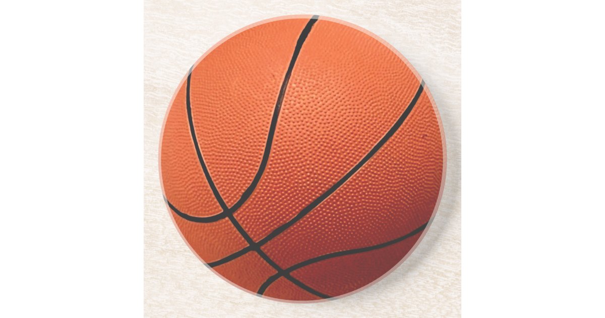 Basketball Artwork Coaster | Zazzle