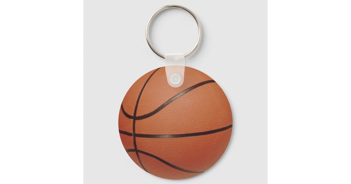 Basketball Key Ring | Zazzle