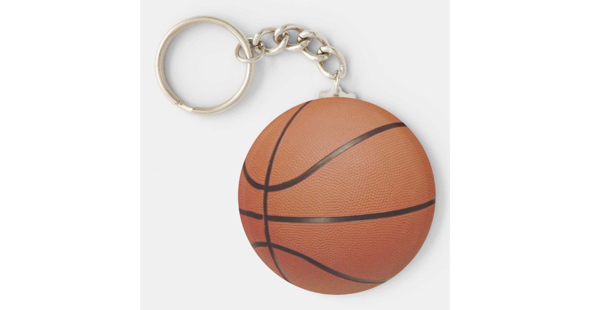 Basketball Key Ring | Zazzle