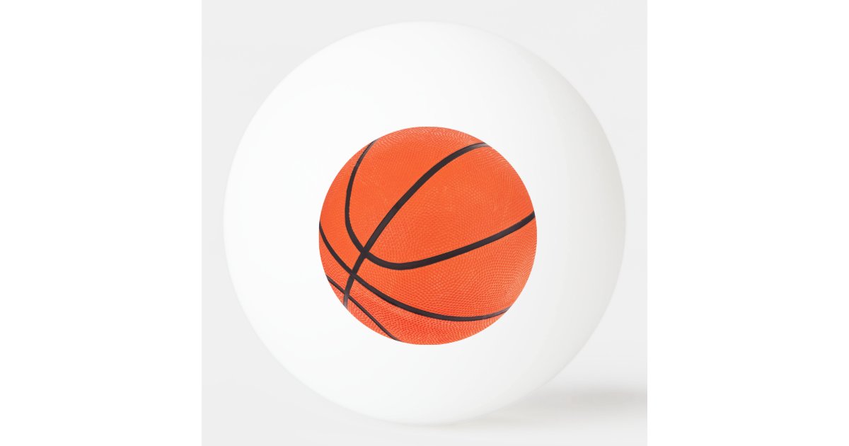 Basketball Ping Pong Ball | Zazzle