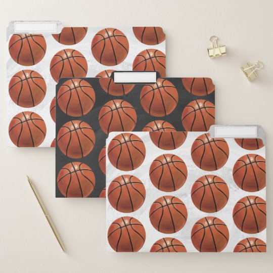 Basketball Team Organizers File Folder | Zazzle.co.uk