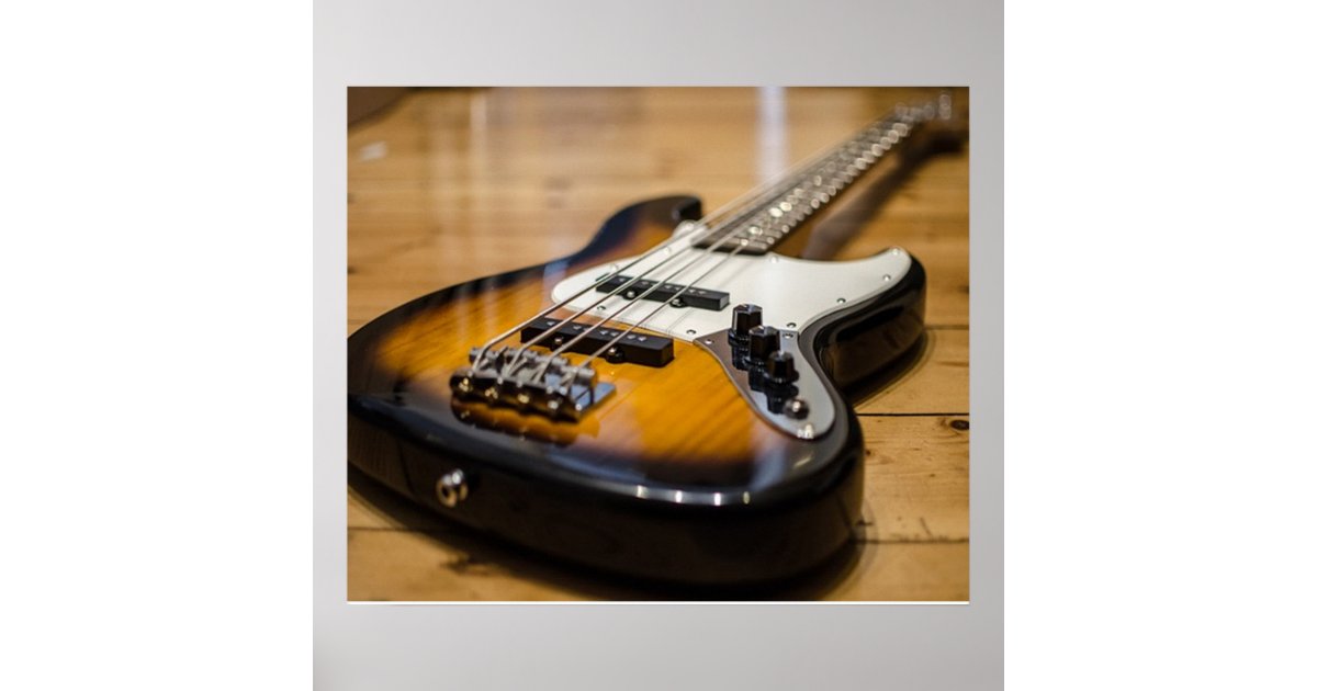 Bass Guitar Poster | Zazzle