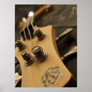 Bass Guitar Posters & Prints | Zazzle UK