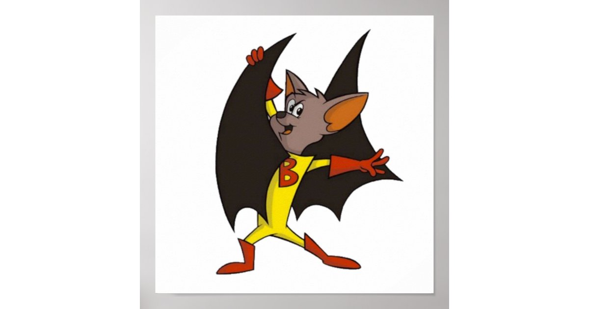 Batfink cartoon character poster | Zazzle