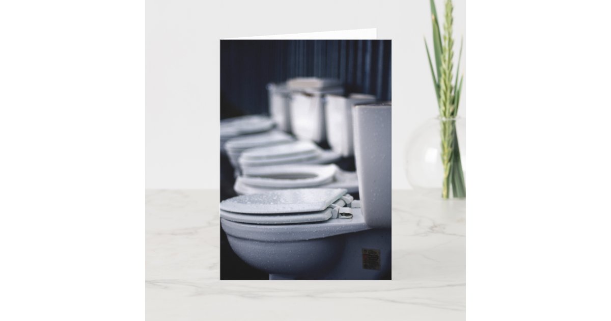 Bathroom Break!! Card | Zazzle