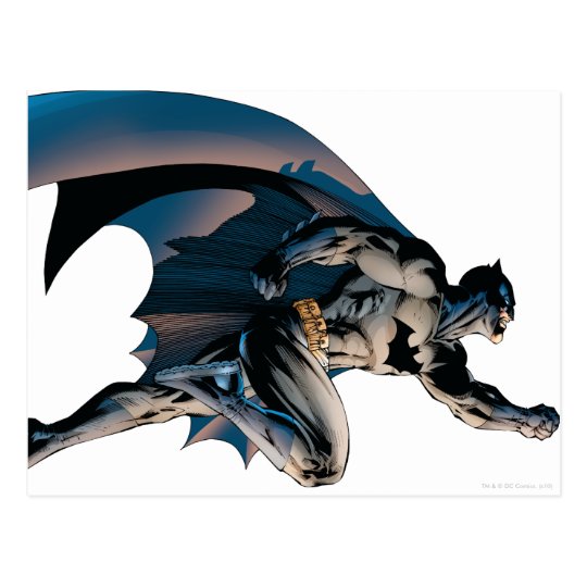 Batman Leaping Side View Postcard | Zazzle.co.uk