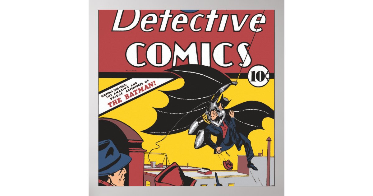 Batman's First Appearance Poster | Zazzle