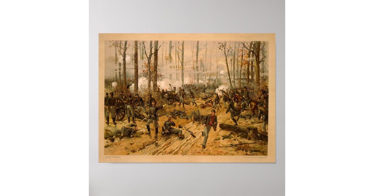 Battle of Shiloh Poster | Zazzle