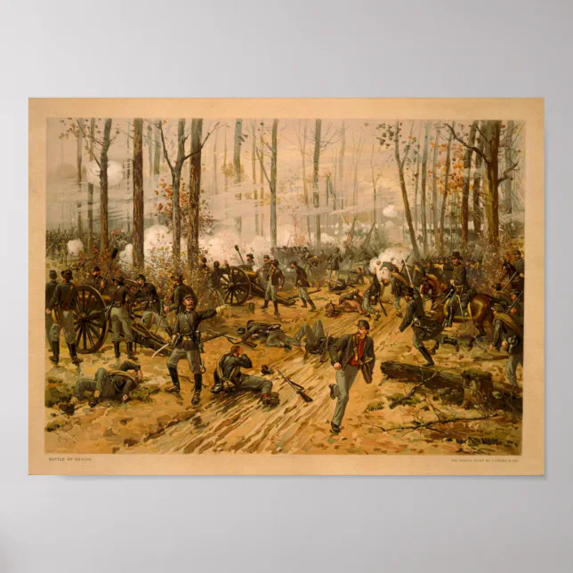 Battle of Shiloh Poster | Zazzle